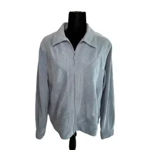Alfred Dunner | Jackets & Coats | C22 Alfred Dunner Light Blue Womens ...